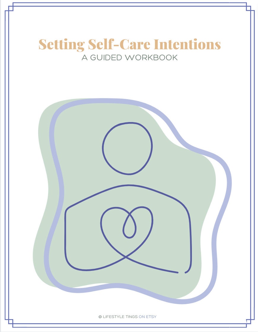Self-care Workbook | Self-care Planner | "setting Self-care Intentions ...
