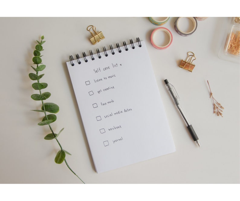 Self-care Workbook Self-care Planner setting Self-care Intentions for ...