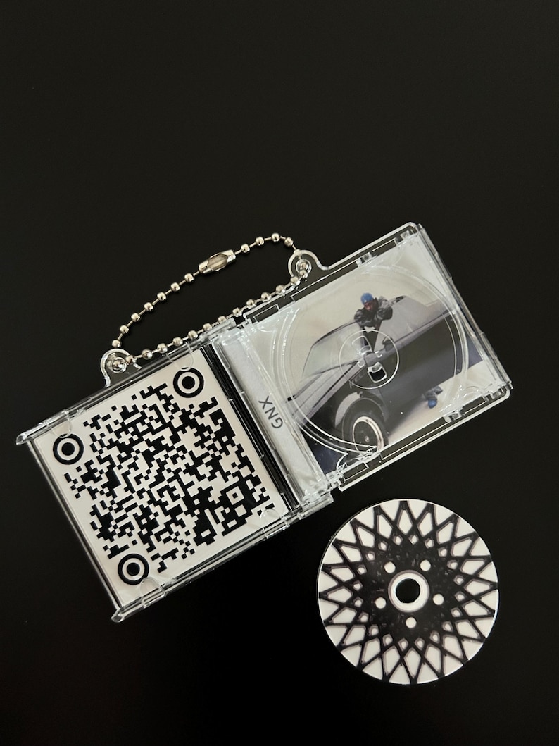 Custom Acrylic Mini CD Keychain: Personalized Music Gift With NFT - Etsy