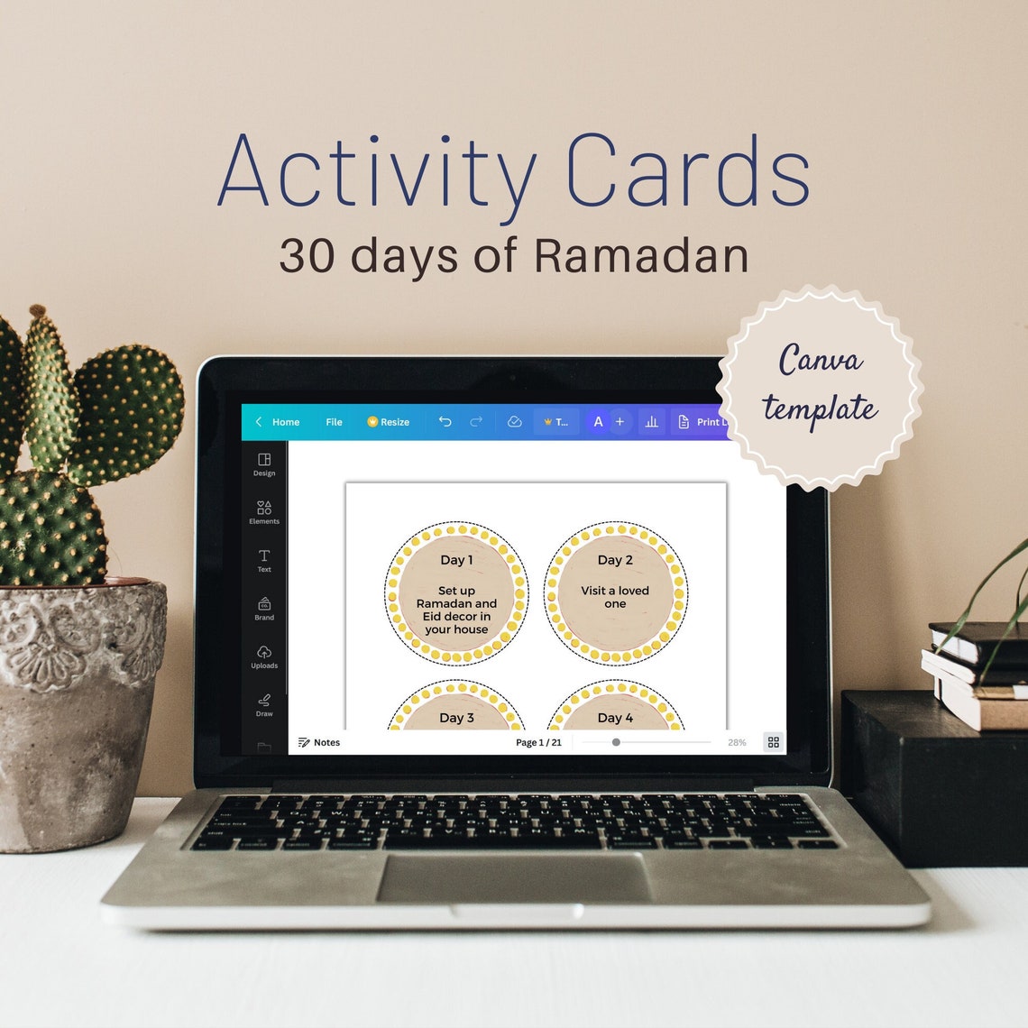 Kindness Cards | Ramadan Advent Calendar | Good Deeds | Daily ...