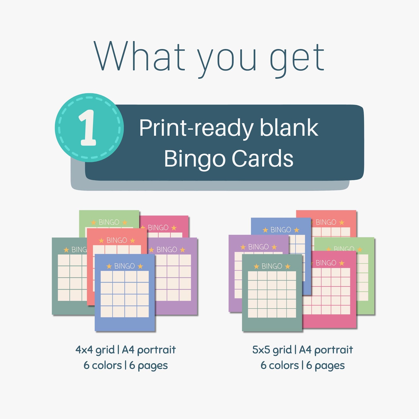 Editable Digital Bingo Card Canva Template | DIY Custom Printable Grid ...