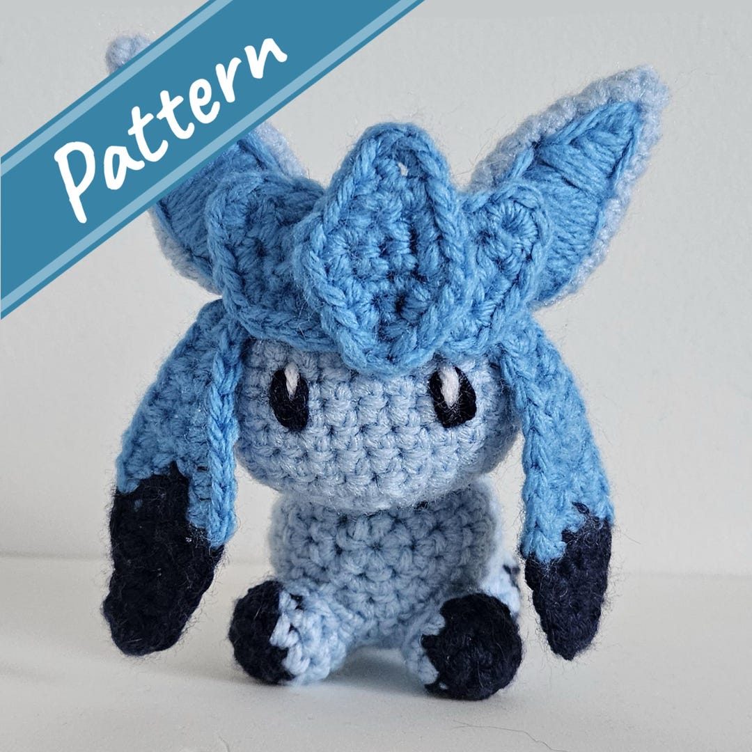 Glaceon Crochet Pattern PDF - Etsy