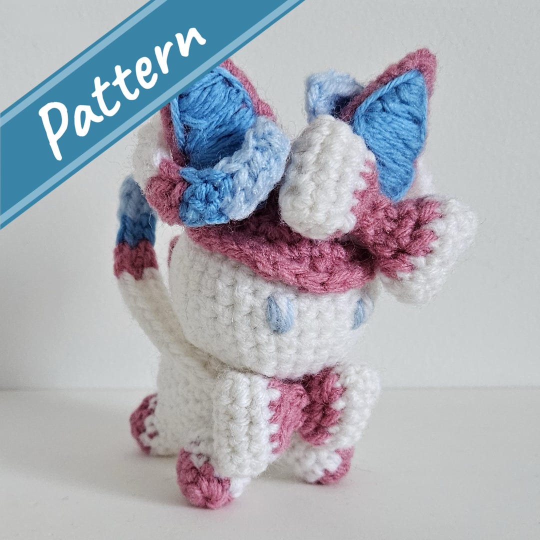 Sylveon Crochet Pattern PDF - Etsy