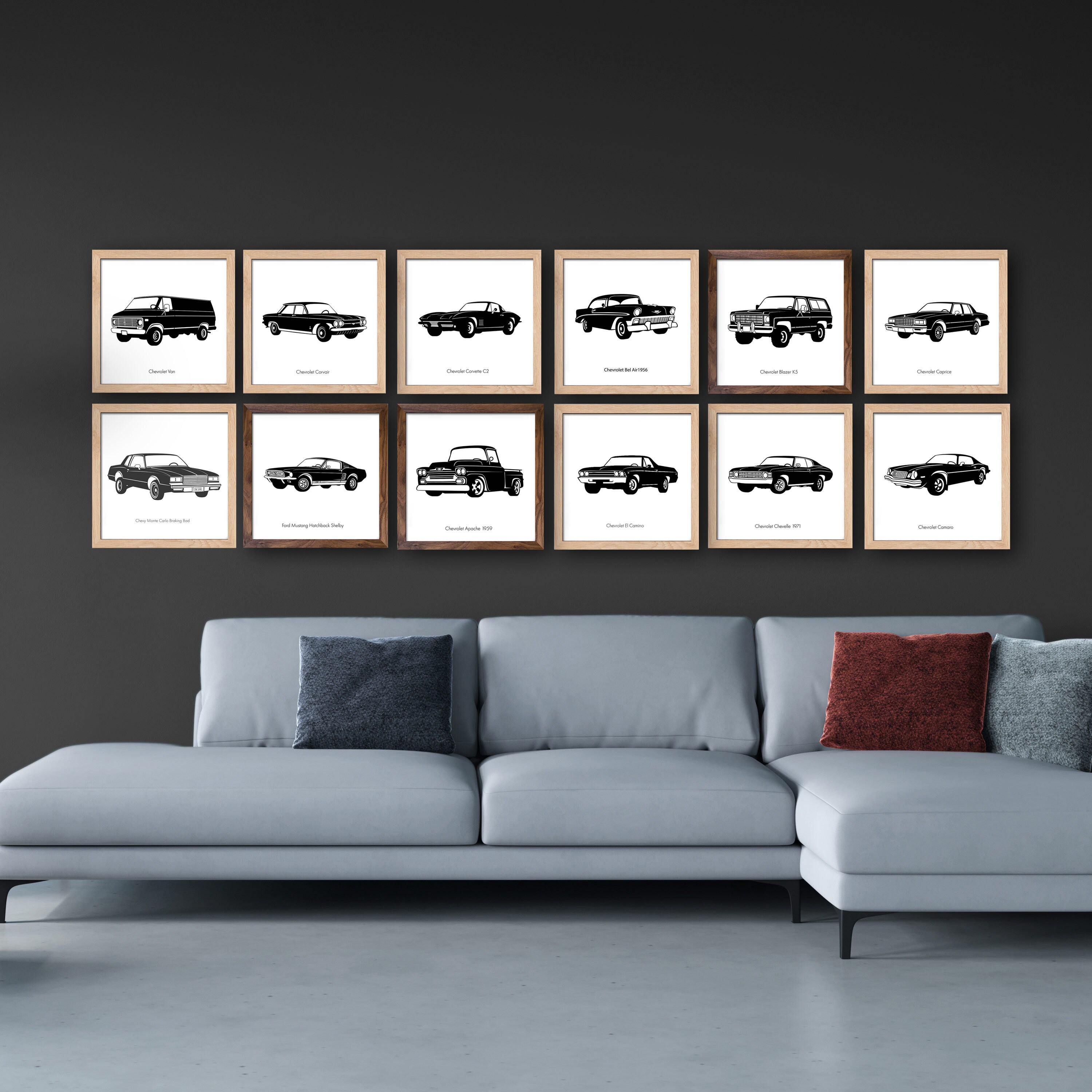 Chevrolet Chevelle 1971, Classic Car Art, Instant Digital Download Home ...