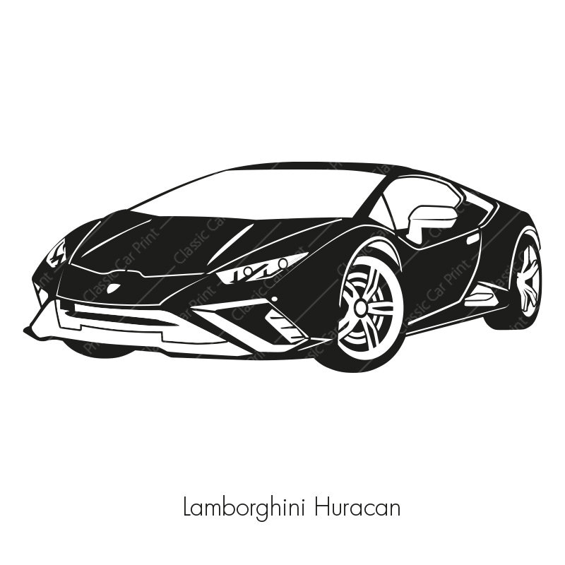 Lamborghini Vector - Etsy