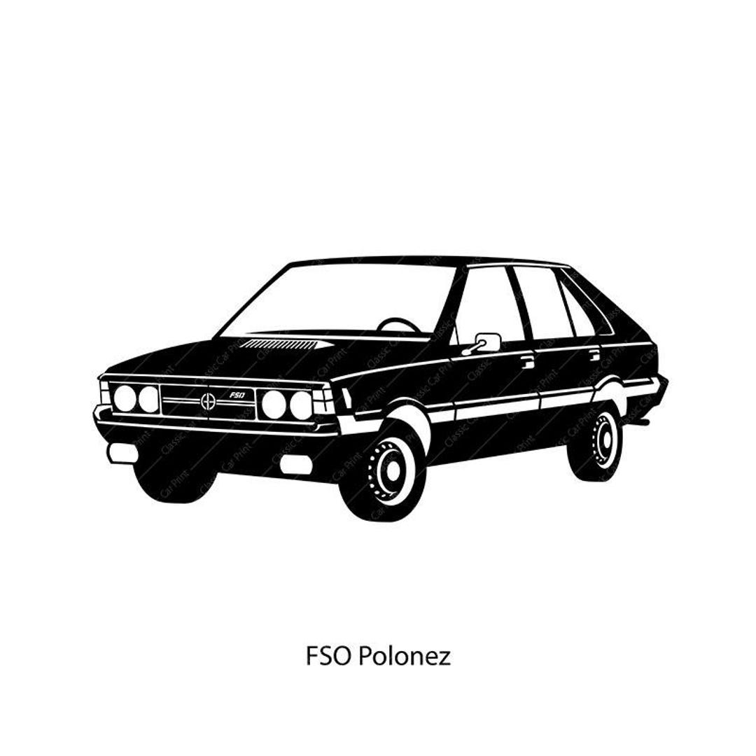 FSO Polonez Polish Classic Car Instant Digital Poster, Wall Art, Home ...