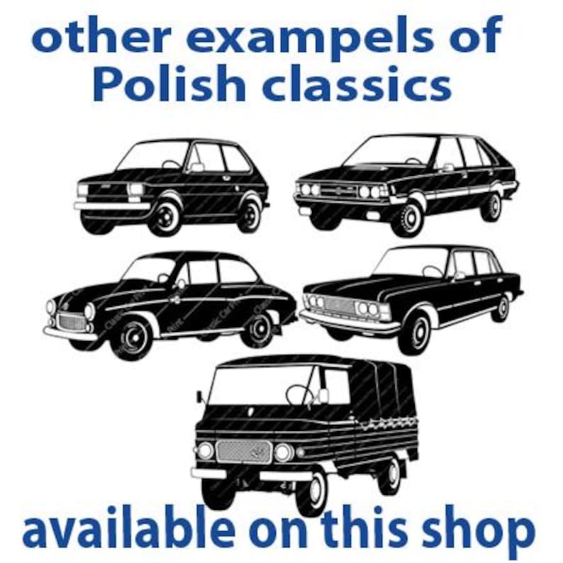 FSO Polonez Polish Classic Car Instant Digital Poster, Wall Art, Home ...