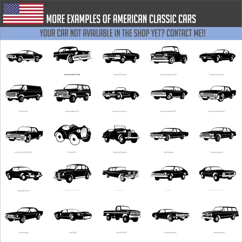 Chevrolet Corvair, Classic Car Poster, Instant Digital Wall Art Print ...