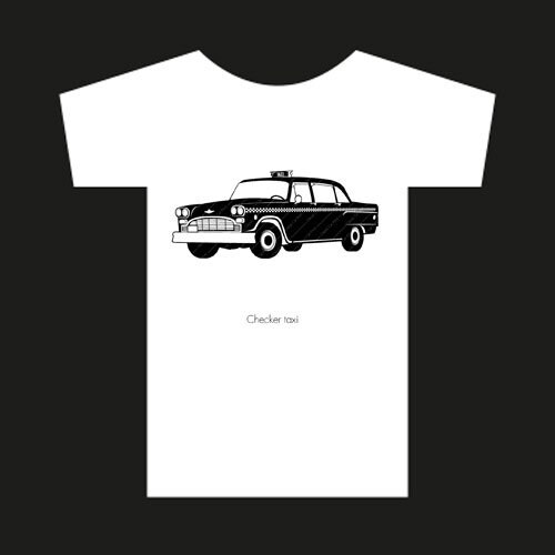 Checker Taxi, Classic Car Poster, Instant Digital Wall Art Print ...