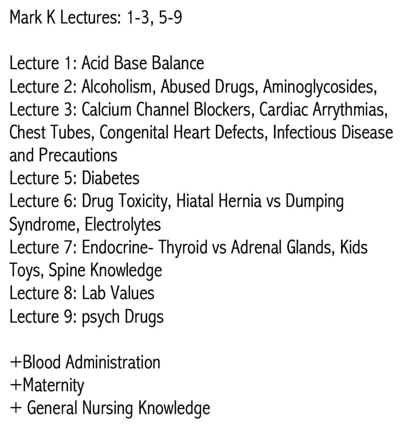 NCLEX Study Guide: Mark K + Uworld Study Material for Nurses/nursing ...