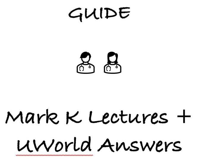 NCLEX Study Guide: Mark K + Uworld Study Material for Nurses/nursing ...