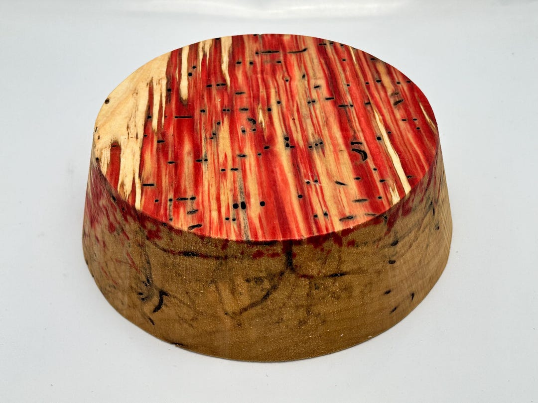 Box Elder Maple Bowl Blank, 8”x3” FREE SHIPPING, Wood Lathe Turning ...