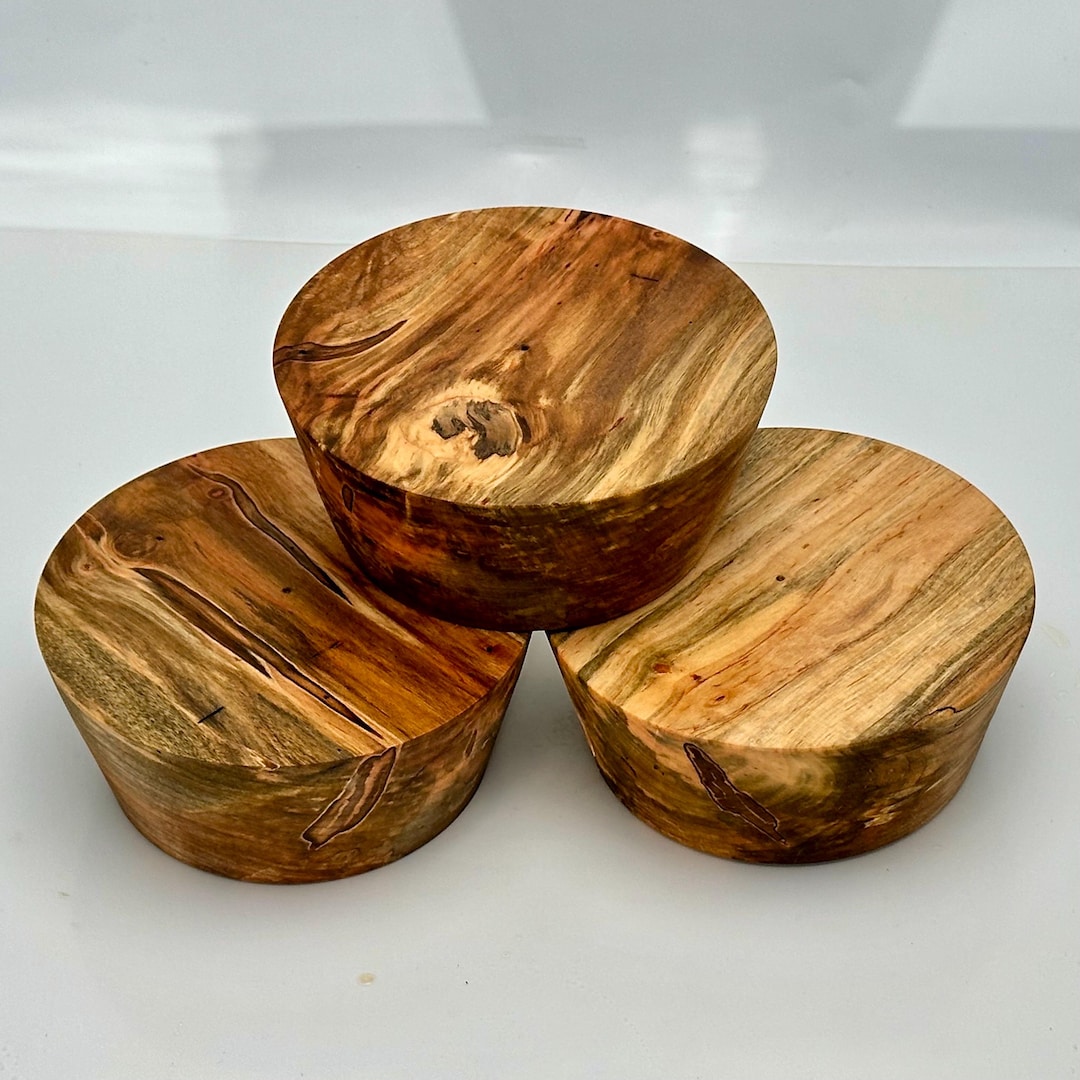 3 Premium Spalted Maple Bowl Blanks, 6”x2.5”, FREE SHIPPING, Bulk ...