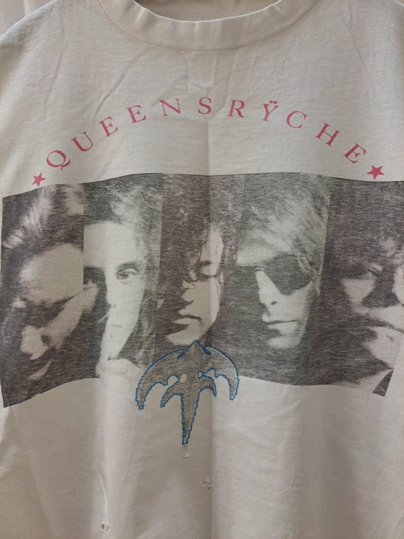 Vintage Queensryche World Tour 1991 XL T-shirt - Etsy