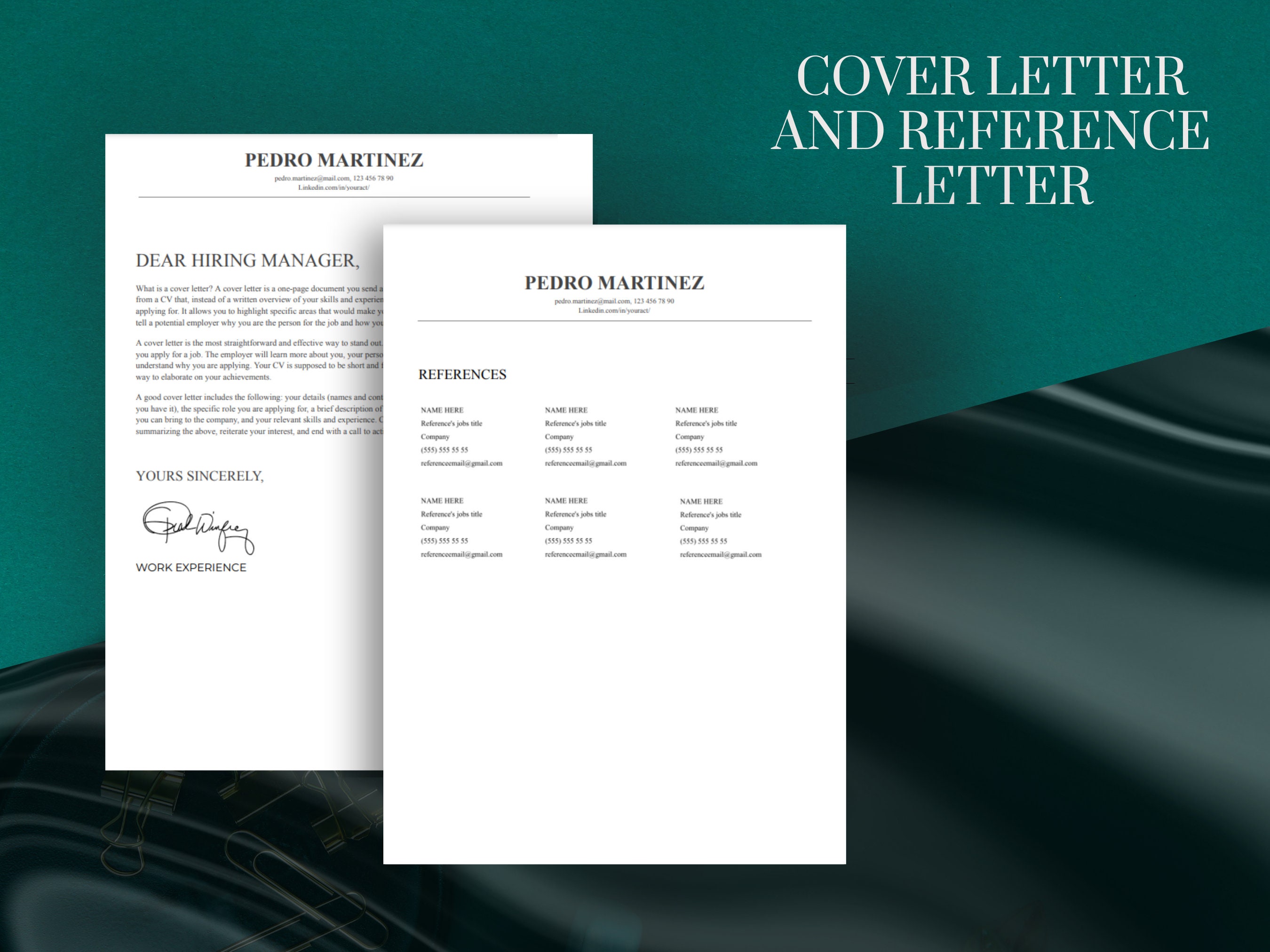 Student Resume Template Pack. Resume Template Edit in MS Word, Google ...