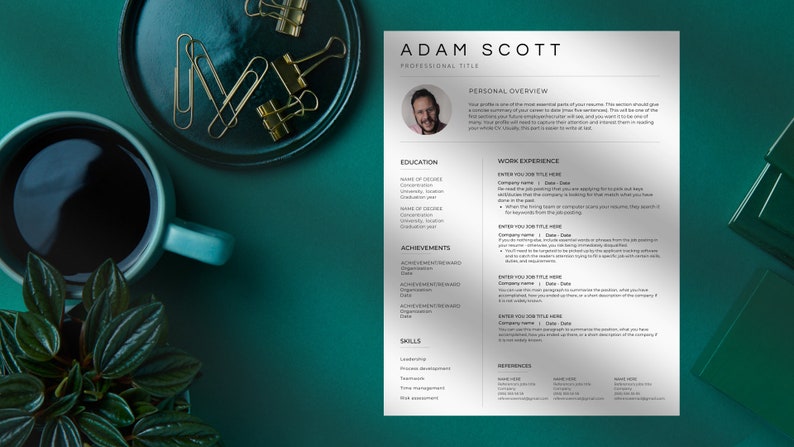 Professional ATS Friendly Resume Template for 2023. Simple and Easy to ...