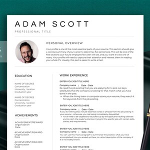 Professional ATS Friendly Resume Template for 2023. Simple and Easy to ...