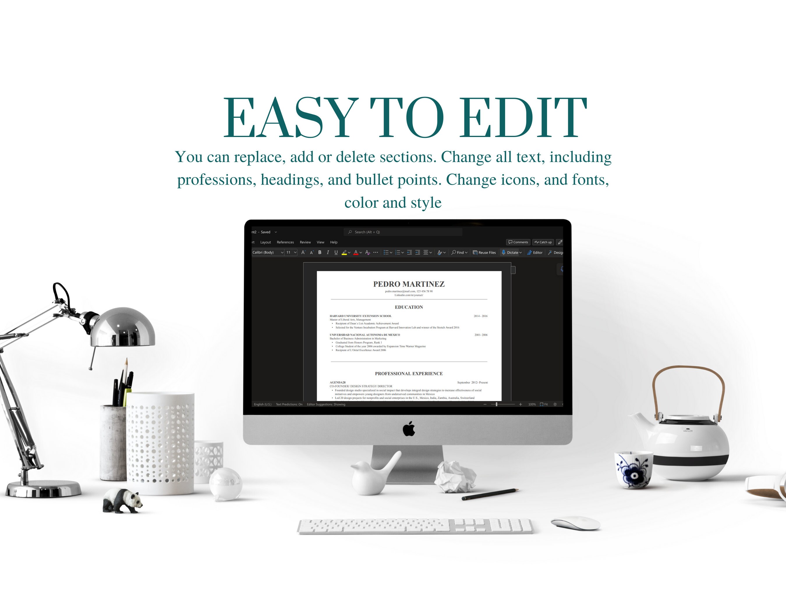 Student Resume Template Pack. Resume Template Edit in MS Word, Google ...