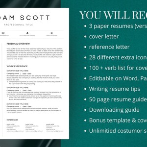 Professional ATS Friendly Resume Template for 2023. Simple and Easy to ...