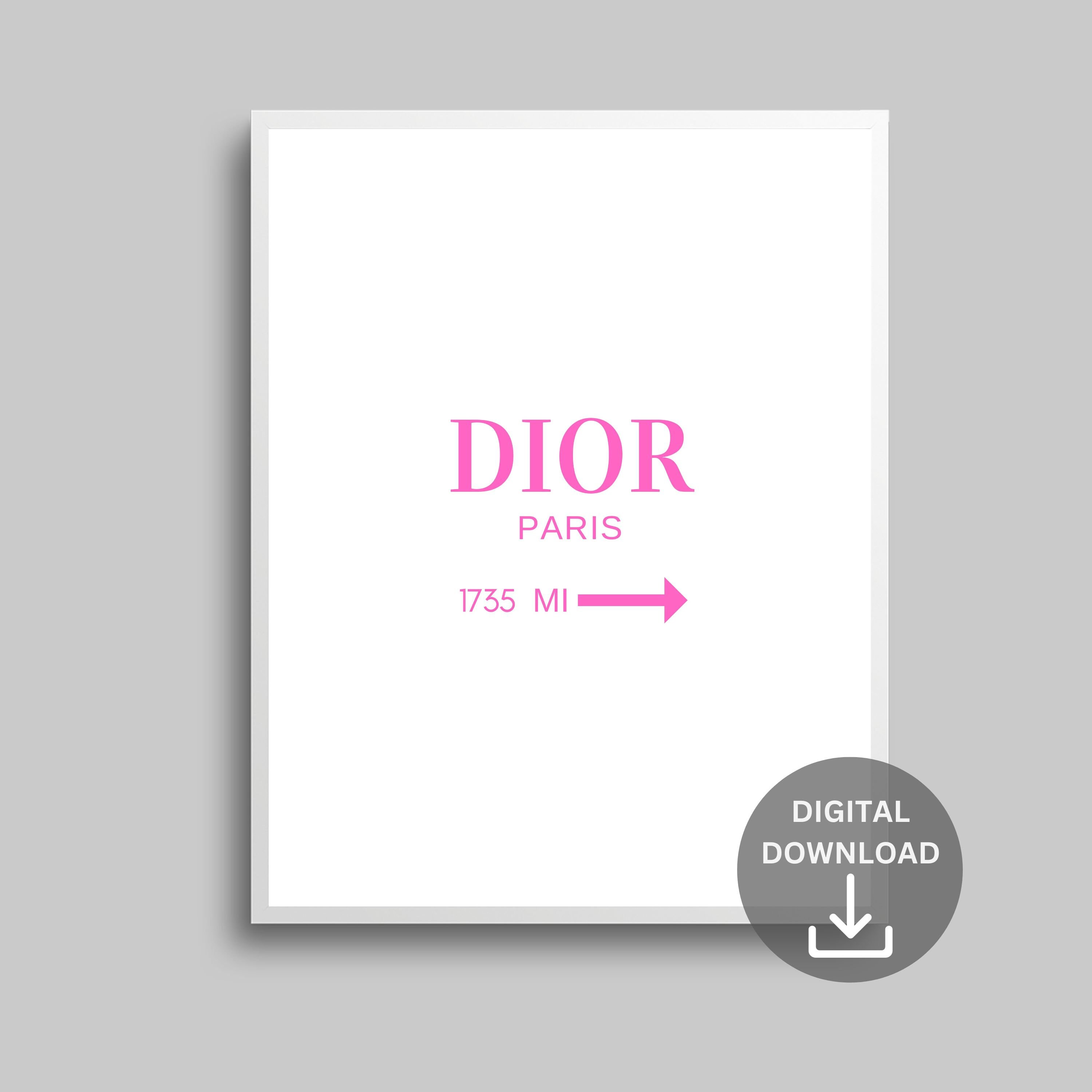 Set of 3 Fashion Prints, Pink Wall Art Set, Fashion Printable, Fashion ...