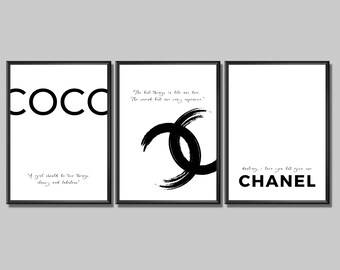Chanel Poster - Etsy