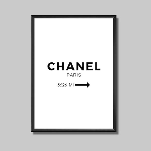 Chanel Poster - Etsy