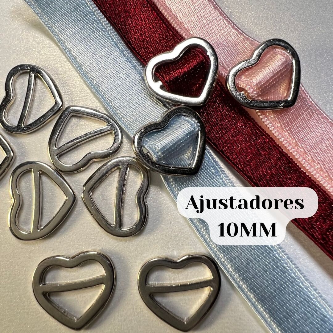 Sliders, Metal Bra Adjusters, Underwear Hardware, 1CM-10MM Wide Pack of ...