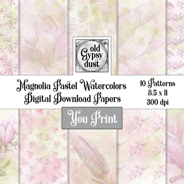Magnolia Printable Stationery - Etsy