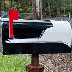 1956 Chevy Chevrolet Bel Air Mailbox Graphics, Custom Mailbox Graphics ...
