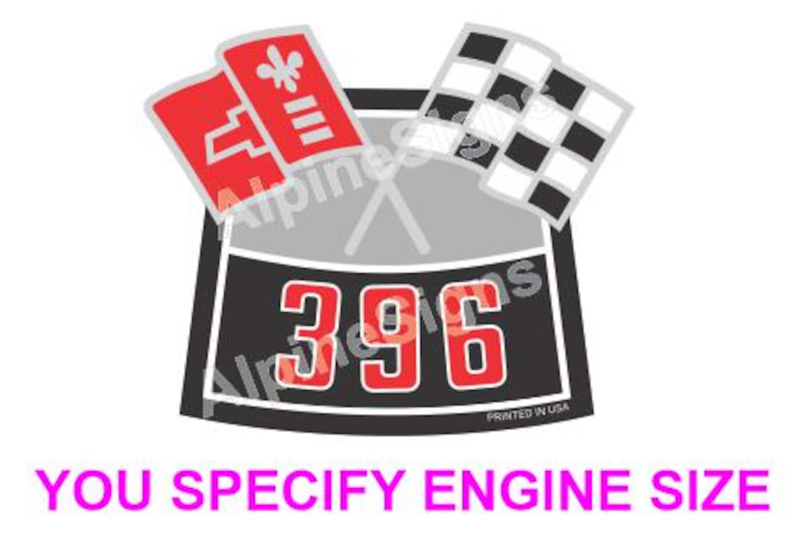Custom Chevy Air Cleaner Sticker Cross Flags Sticker Decal - Etsy