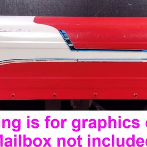 1956 Chevy Chevrolet Bel Air Mailbox Graphics, Custom Mailbox Graphics ...