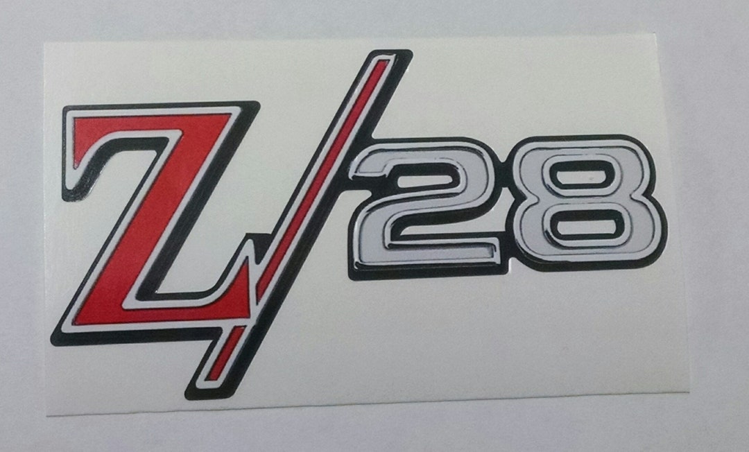 Vintage Chevrolet Chevy 1969 Z/28 Badge Sticker Decal - Etsy
