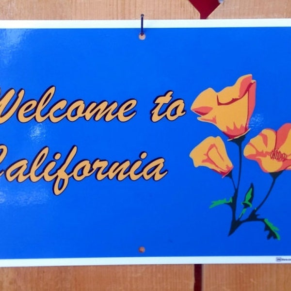 Welcome to California Sign - Etsy