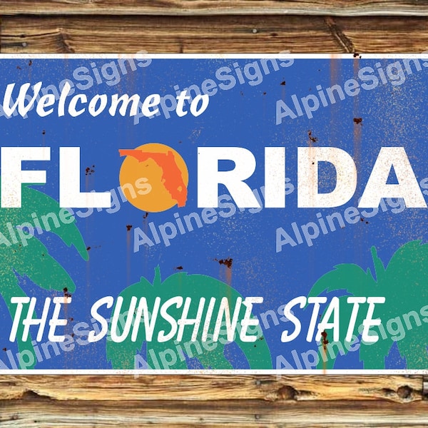 Welcome Sign for Florida Home - Etsy