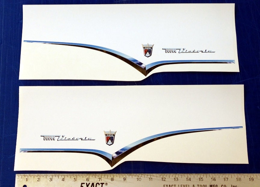 Ford Crown Victoria 1955 1956 1957 mailbox Graphics/decal NOT A MAILBOX ...