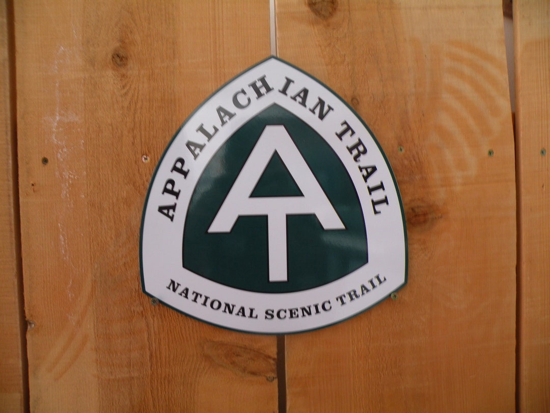 Appalachian Trail AT Sign, Backpacking Trail Sign, Hiking Trail Sign ...