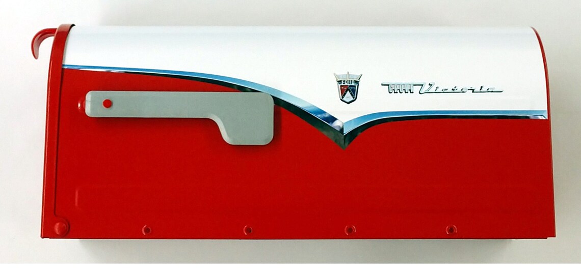 Ford Crown Victoria 1955 1956 1957 "mailbox Graphics/decal" MAILBOX NOT ...