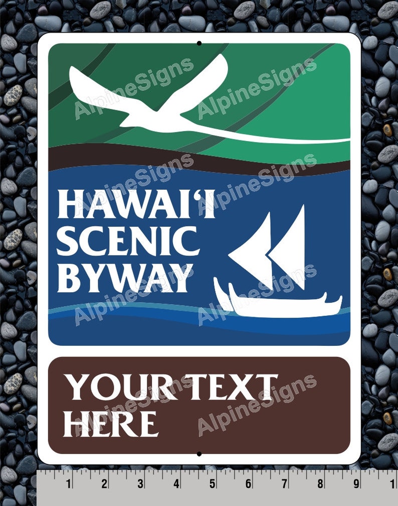 Hawaii Scenic Byway Highway Hawaii Route Interstate Sign Hawaii ...
