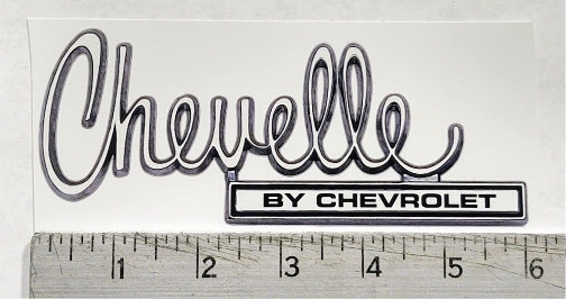 Vintage Chevrolet Chevy Chevelle SS Badge Sticker Decal - Etsy