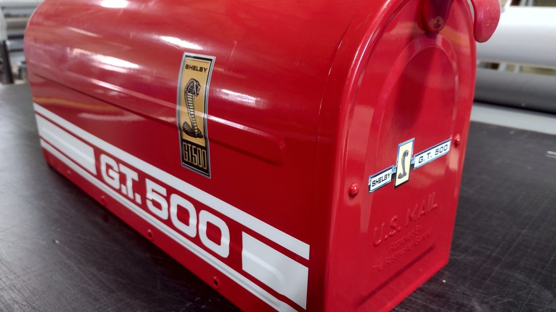 Ford Shelby Cobra GT 500 Mailbox Sticker Decal Graphics - Etsy
