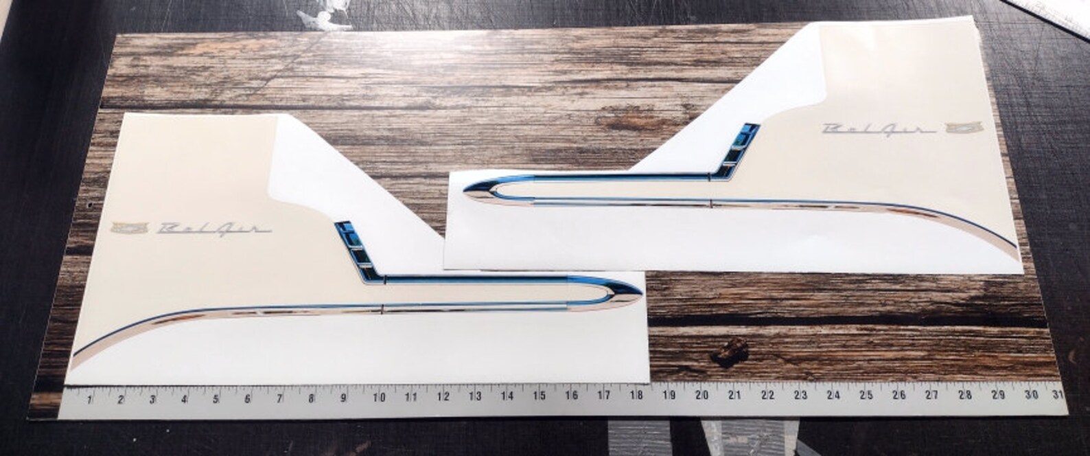 1956 Chevy Chevrolet Bel Air Mailbox Graphics, Custom Mailbox Graphics ...