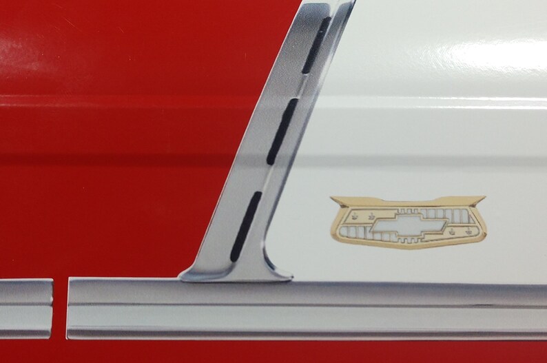 1955 Chevy Chevrolet Bel Air Mailbox Graphics Chevy Sticker Classic ...