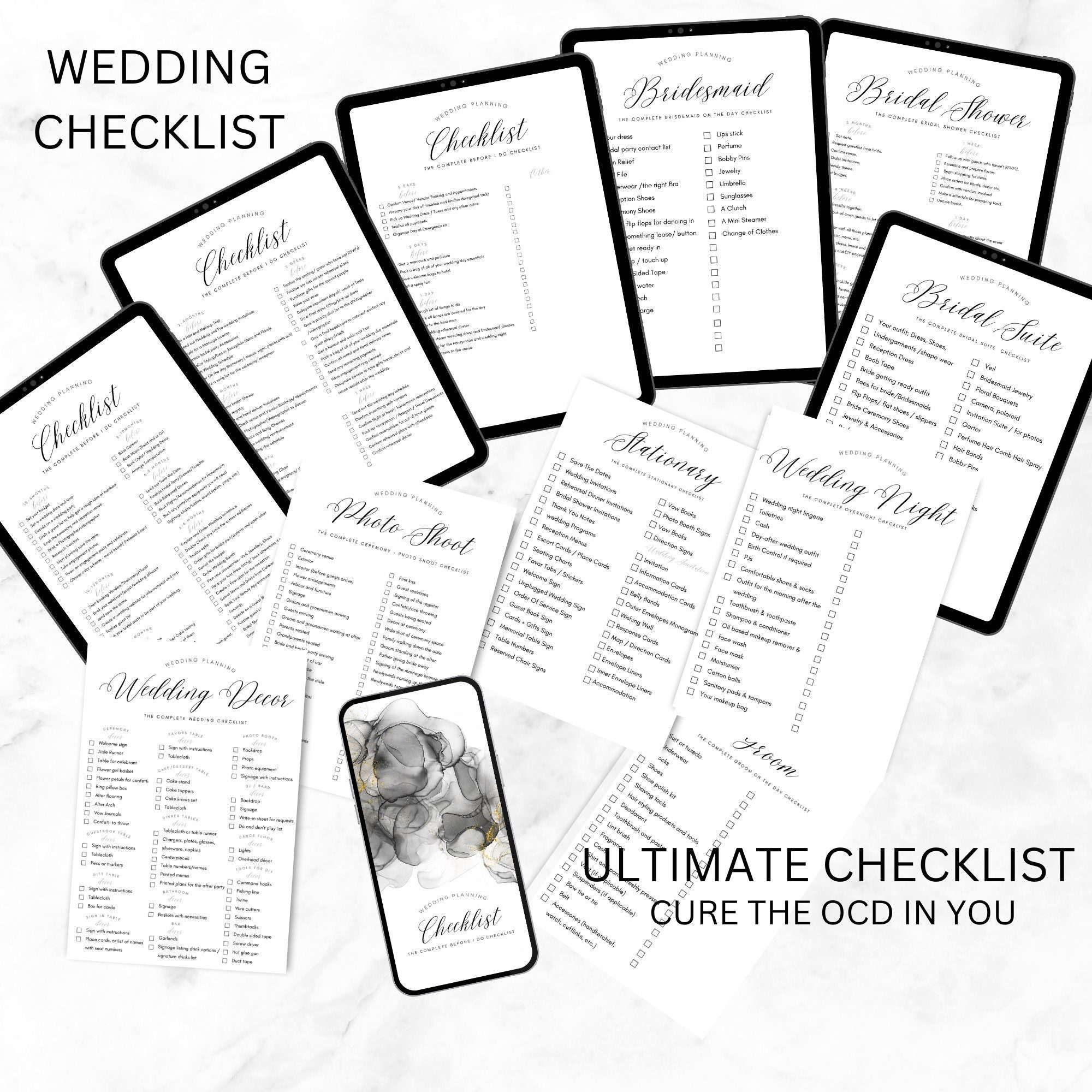 Printable Wedding Checklist Wedding Guest Book Wedding Photoshoot