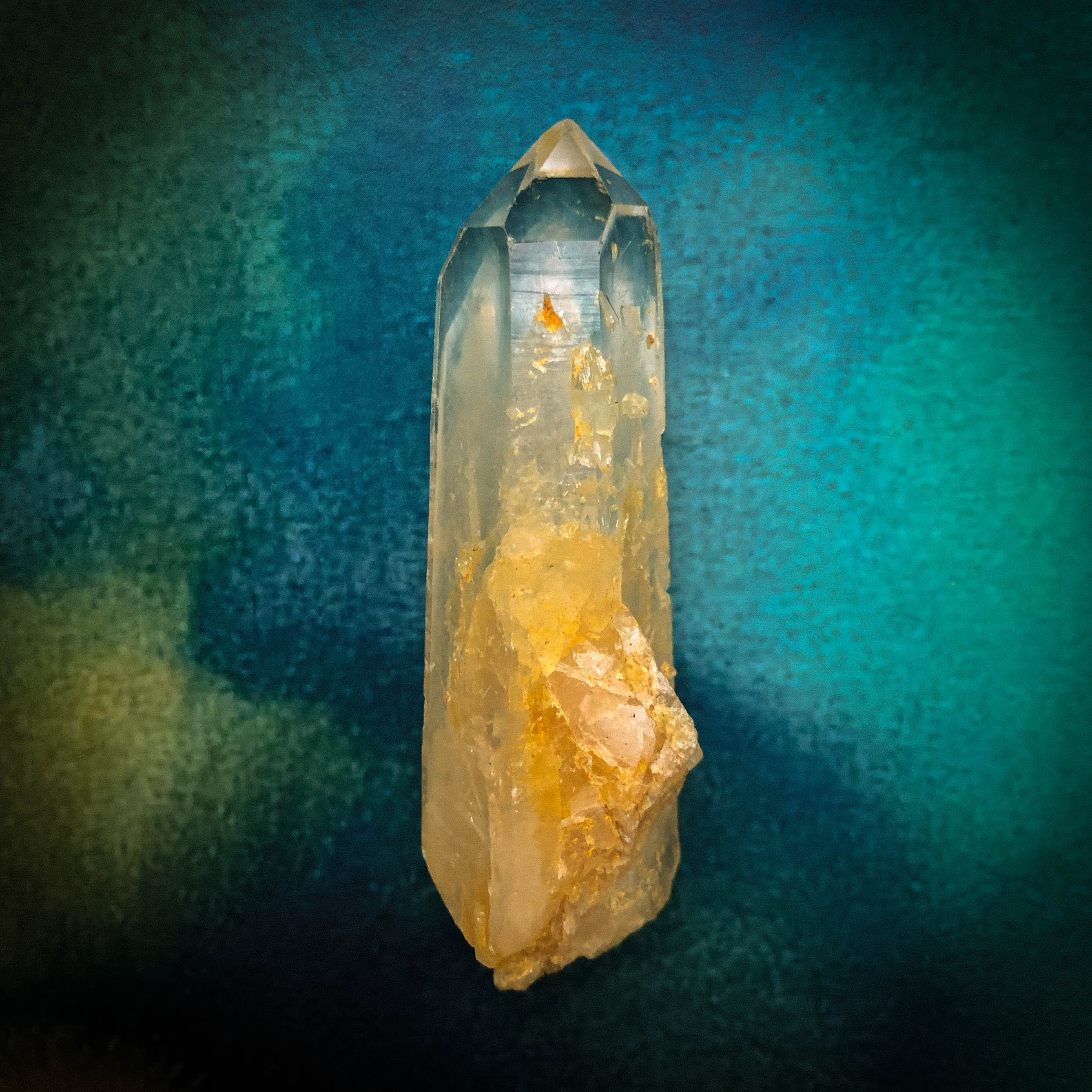 Columbian Lemurian Light Blue Mist Quartz Crystal Point (41g) - Etsy