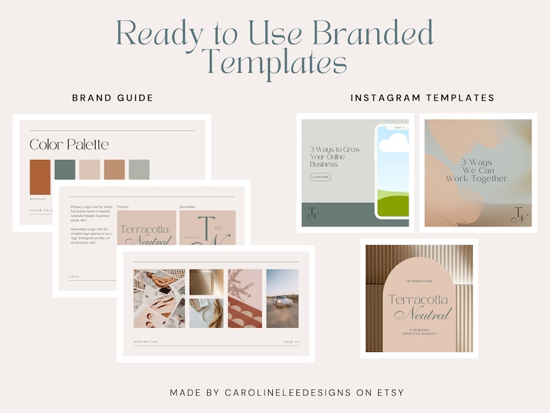 Brand Kit, Canva Branding Kit, Logo Design, Customizable Brand Kit ...
