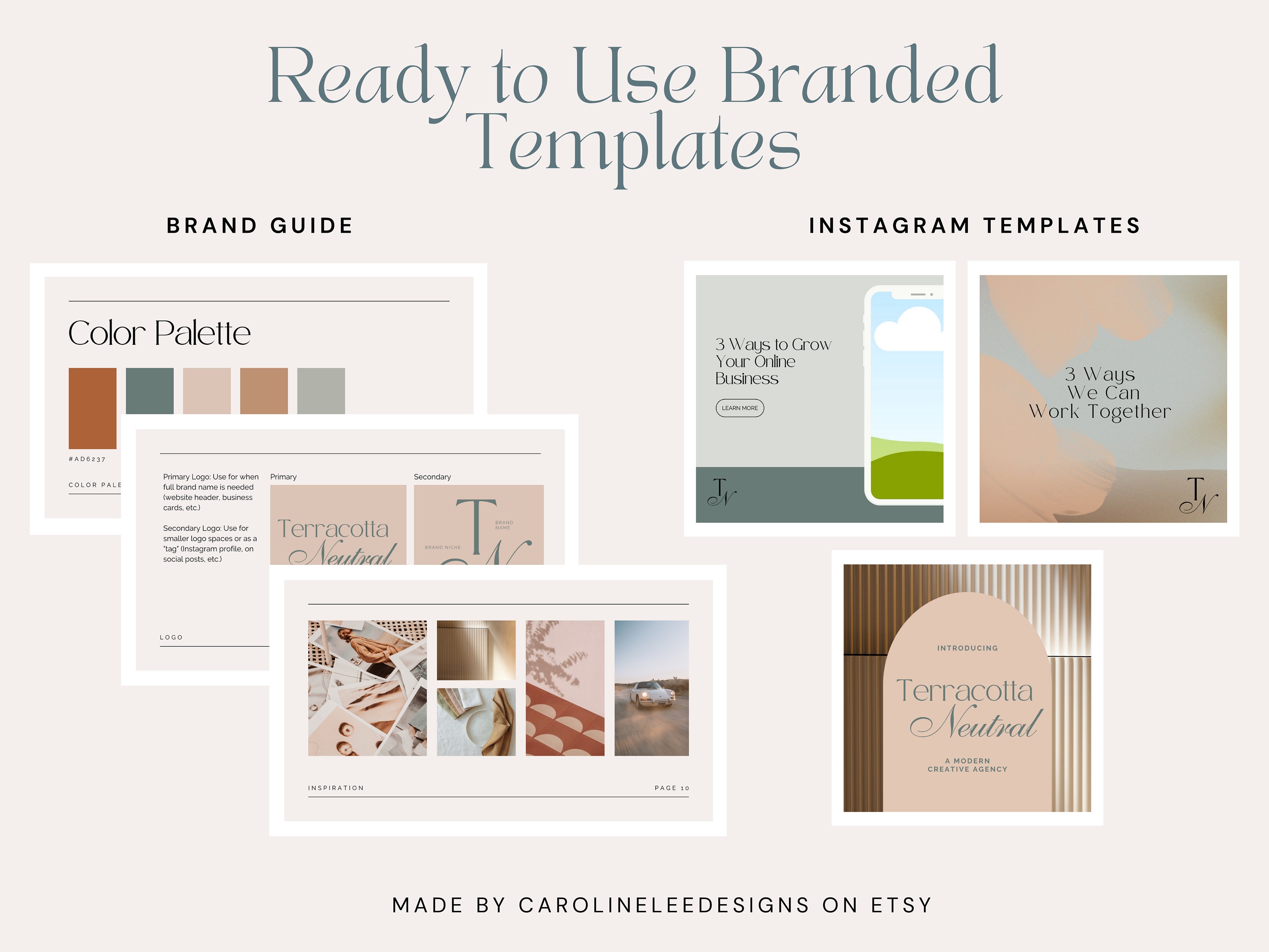 Brand Kit, Canva Branding Kit, Logo Design, Customizable Brand Kit ...
