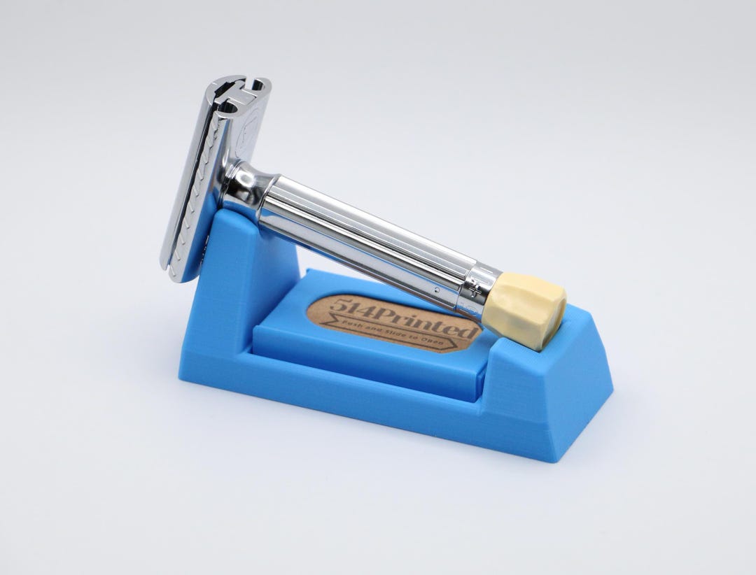 Merkur Progress 500 Razor Stand With Blade Insert - Etsy