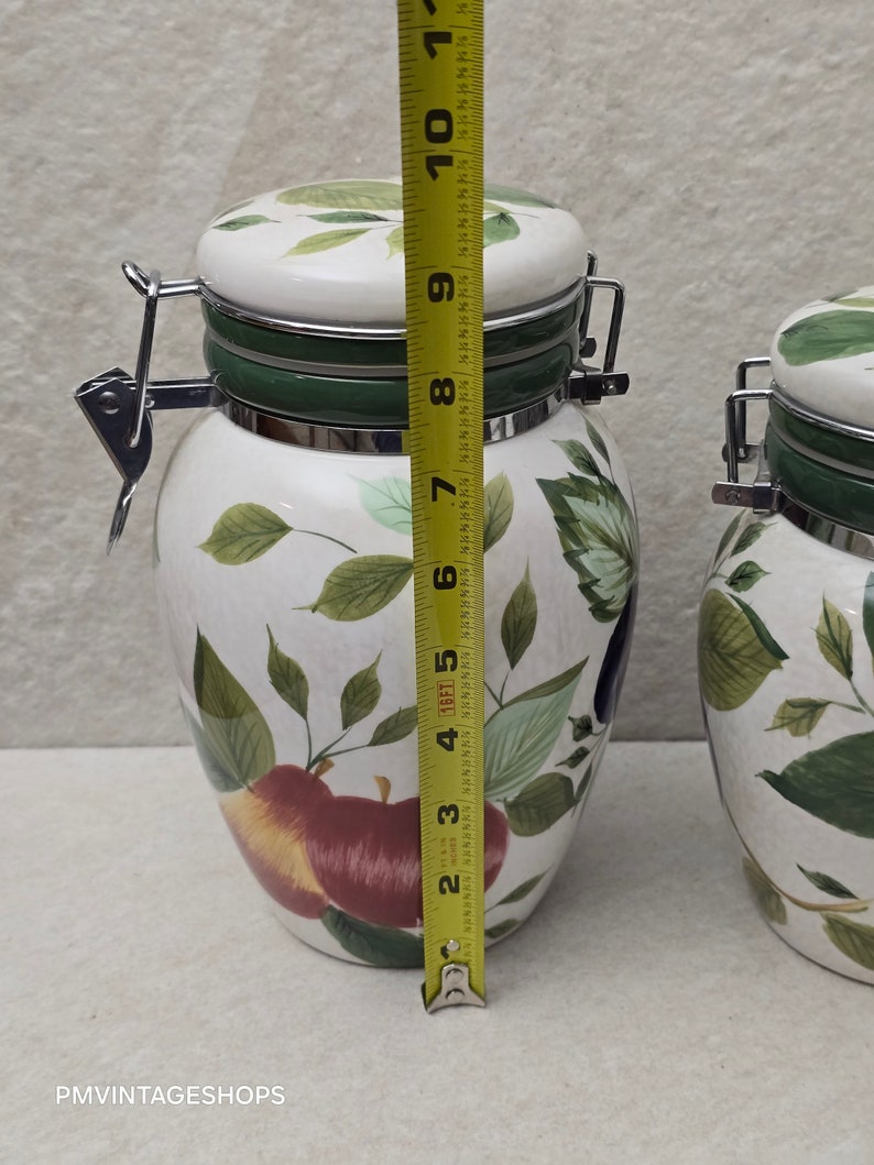 Vintage ONEIDA Sakura Sonoma Canisters and Napkin Holder Set - Etsy