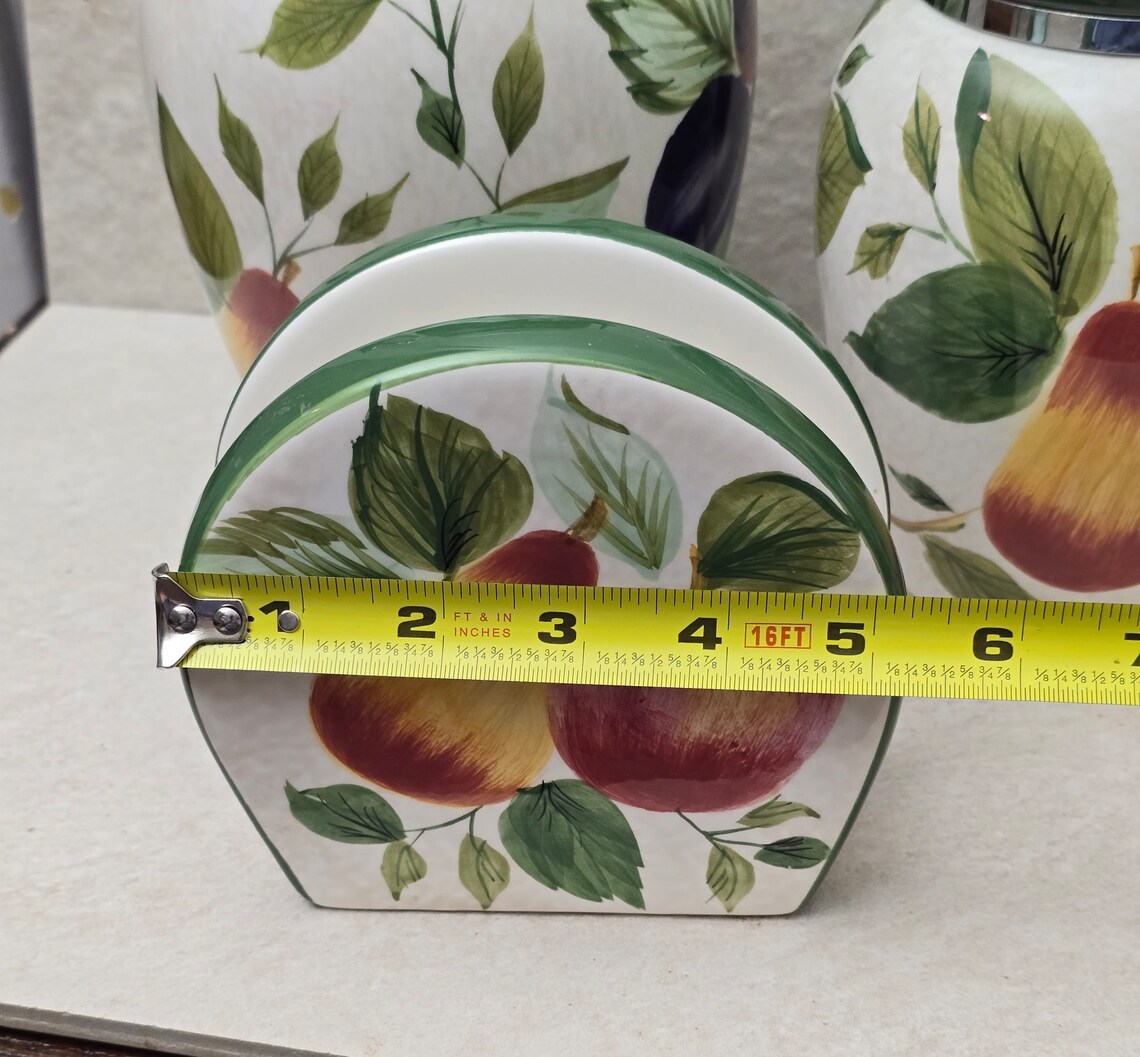 Vintage ONEIDA Sakura Sonoma Canisters and Napkin Holder Set - Etsy