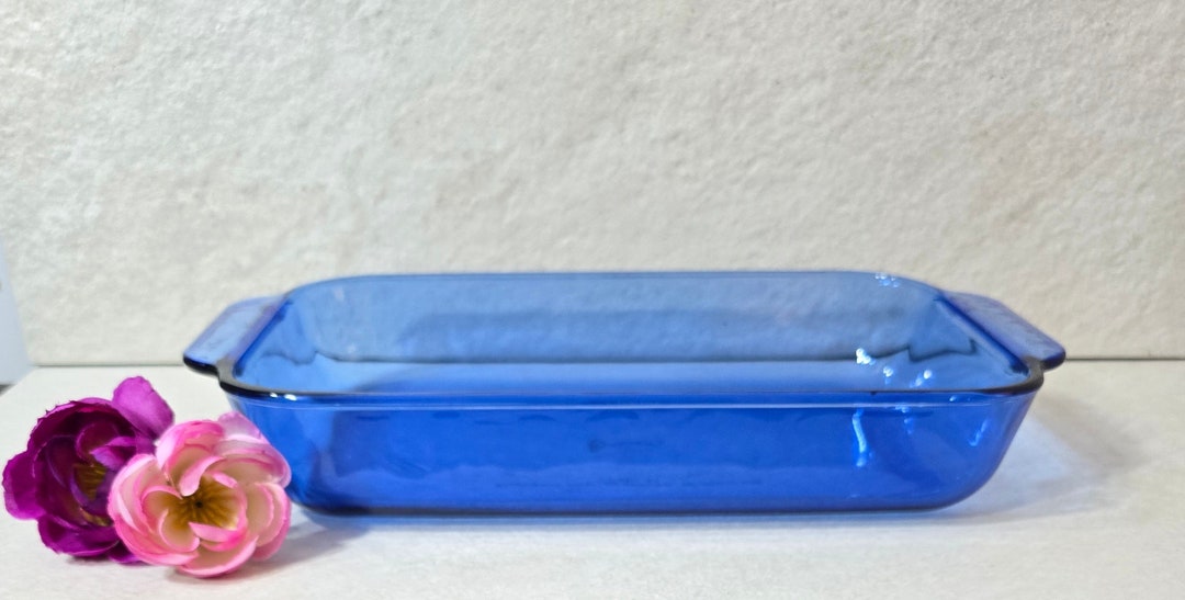 Vintage Pyrex Cobalt Blue Rectangular Baker - Etsy